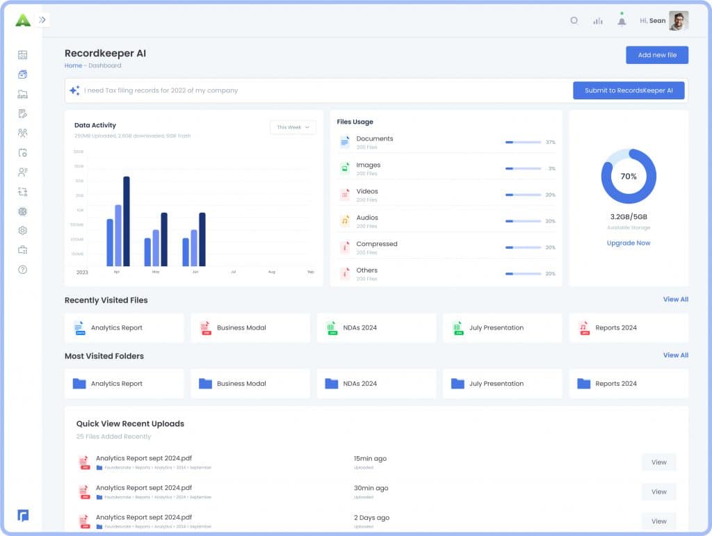RecordsKeeper.AI | AI-Powered Records Management Automation